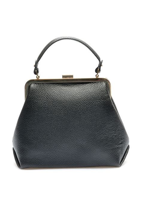 Luisa Vannini Кожена чанта с отделяща се презрамка Emag Bg