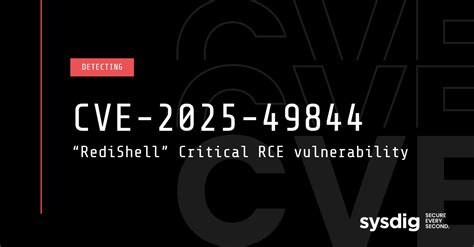 Understanding Cve 2025 49844 Redishell” Critical Remote Code Execution In Redis Sysdig