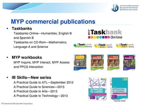 MYP Subject Groups Update By International Baccalaureate Issuu