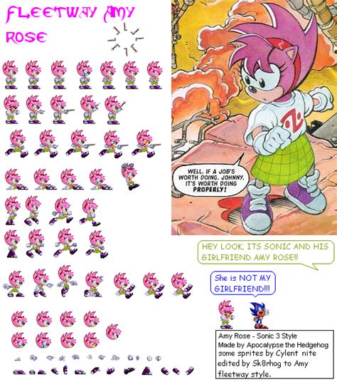 Rosy The Rascal Anti Amy Sprites