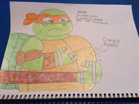 Chubby Mikey Has A Tummy Ache By Brimg29 On Deviantart