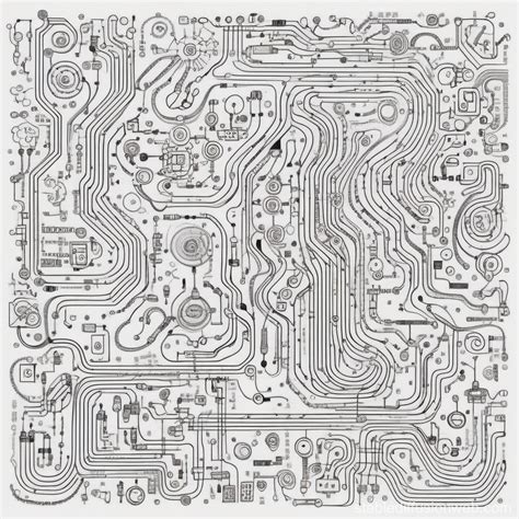 Digital Logic Circuit Wallpaper In Pastel Colors Stable Diffusion Online