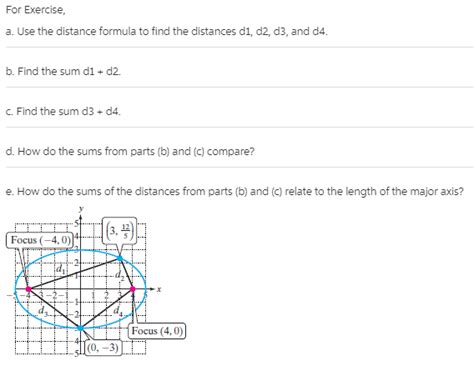 Answered For Exercise A Use The Distance Bartleby