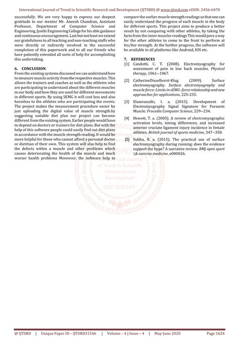 Review Of Software To Analyse The Physical Conditions Of The Athletes