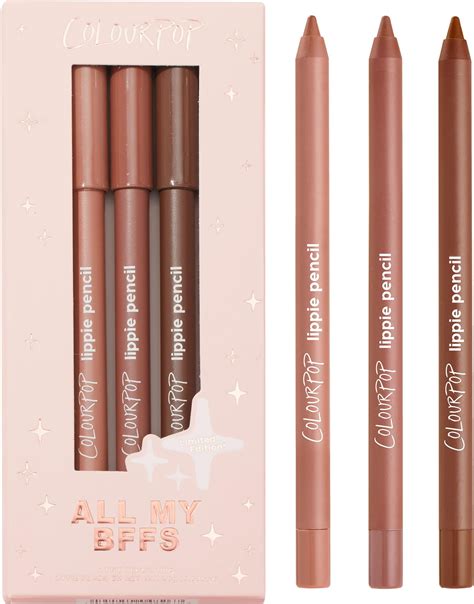 Colourpop All My Bffs Lippie Pencil Trio 3 Count Beauty And Personal Care