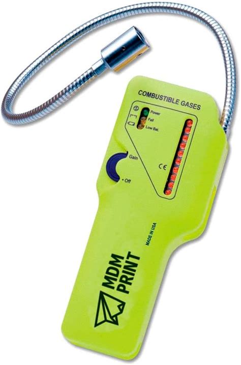 Portable Combustible Gas Leak Detector Audible Visual Indicator C Alkaline Pk Amazon Com