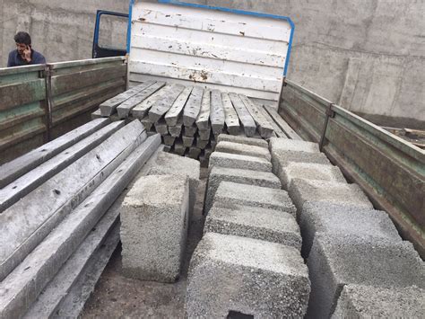 گالری سازه بتن تولید خرید فروش پایه بتنی،پایه فنس بتنی فلزی باغ