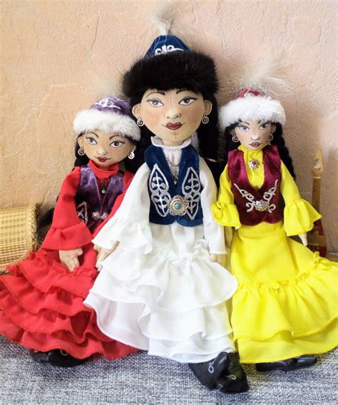 Мои куклы-казашки. Сувенирные подарочные куклы.