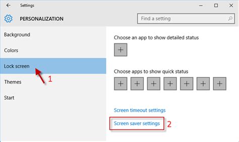 2 Ways To Turn On Or Off Screen Saver In Windows 10
