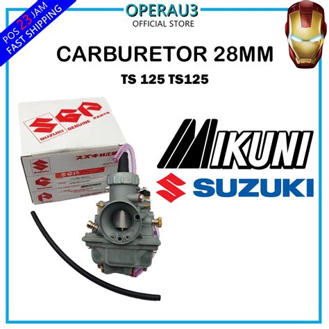 Carburetor SUZUKI TS 125 TS125 100% ORIGINAL Japan Mikuni 28MM | Shopee ...
