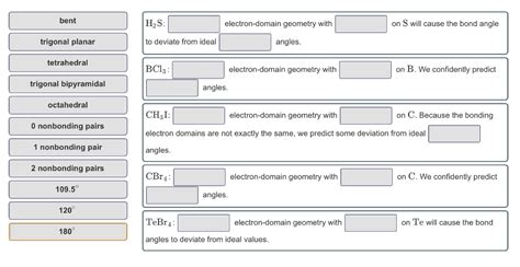Solved Bent H S Electron Domain Geometry With On S Will Chegg Com