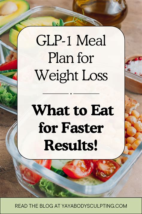 Best 13 Glp 1 Meal Plan A Guide To Effective Weight Loss With The