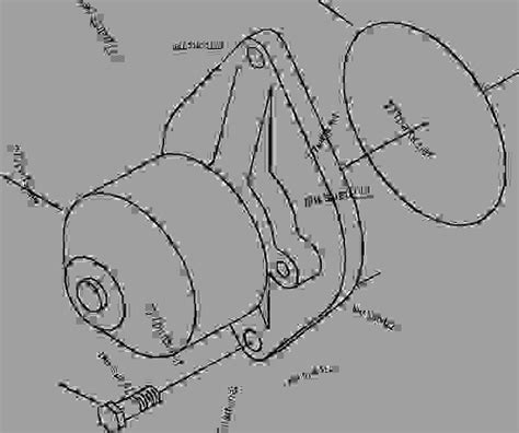 Water Pump Wheel Loader Komatsu Wa250 5l Engine 777parts