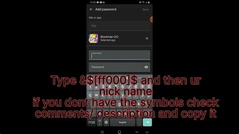 how to make a color name in blockman go tutorial youtube