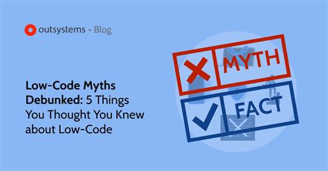 Roberto Elli Su Linkedin Low Code Myths Debunked 7 Things You Thought