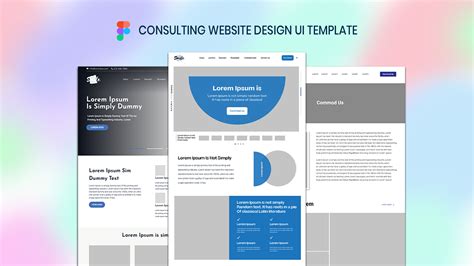 Consulting Website Design Ui Template Figma