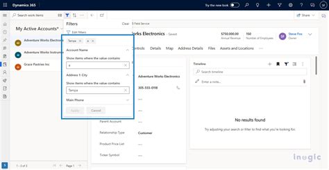manage records and associated activities on a page using focused view