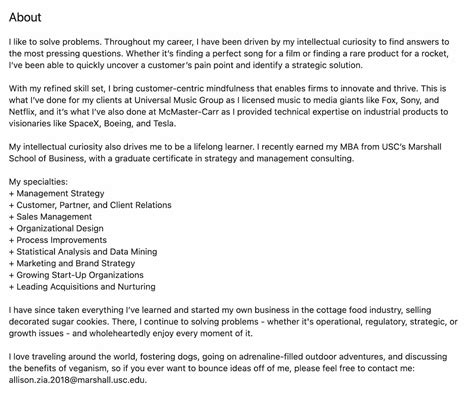 13 Creative Linkedin Summary Examples And How To Write Your Own