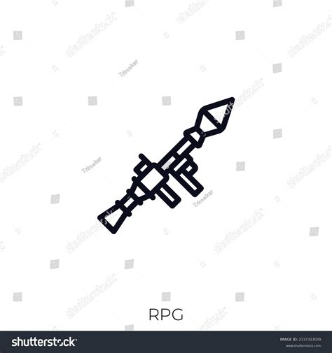 Rpg Icon Outline Style Icon Design Stock Vector Royalty Free Shutterstock