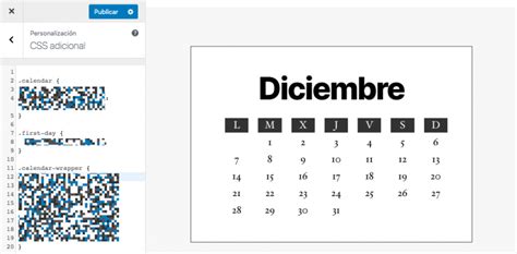 crear un calendario con css grid