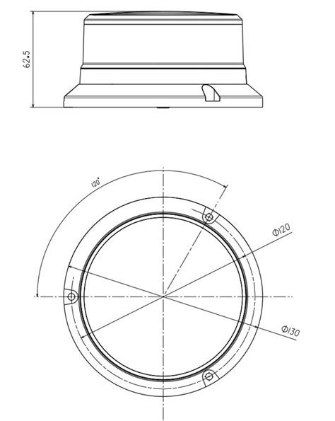 China Round Low Profile Led Warning Beacon Manufacturers And Suppliers Nova