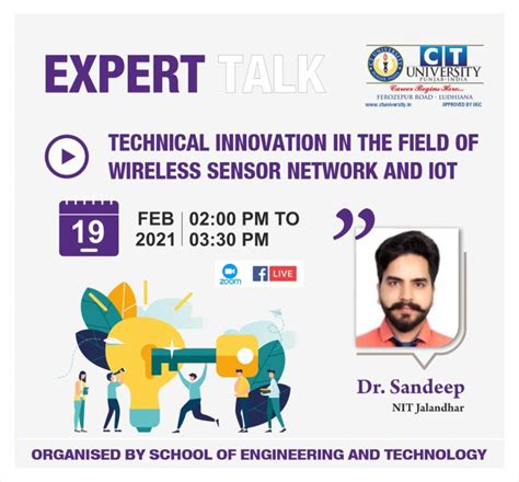 Wsn Iot Experttalk Technicalsession Technicalinnovation Ct