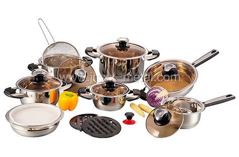 19 Pcs Cookware Set Green Heaven