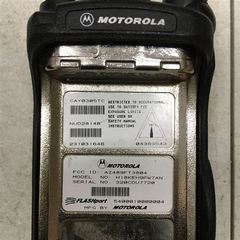 Motorola Xts5000 Iii Vhf 136 174mhz P25 Digital Radio H18keh9pw7an With