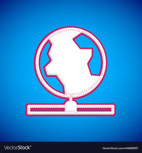 White Global Technology Or Social Network Icon Vector Image