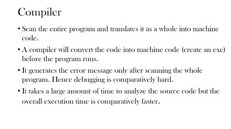 Language Translators Lesson7 Assembler Interpreter Compiler Youtube