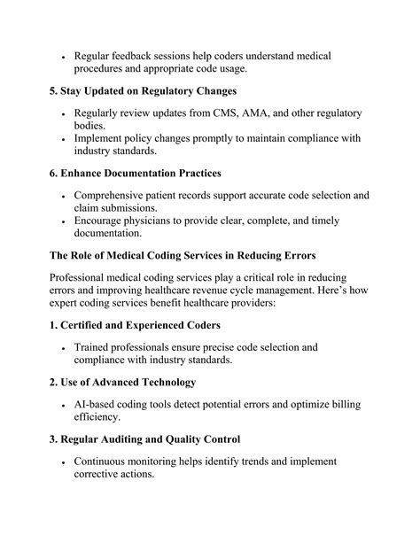 Medical Coding Best Practices Avoiding Common Errors Pdf