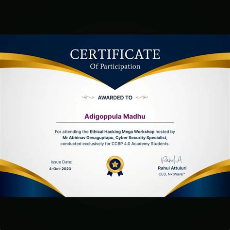 Adigoppula Madhu On Linkedin Ethicalhacking Cybersecurity