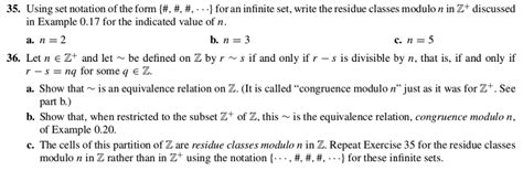 35 using set notation of the form { } for