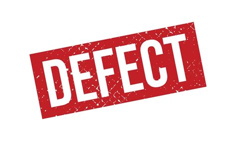 Defect Rubber Stamp Defect Grunge Stamp Seal Vector Illustration