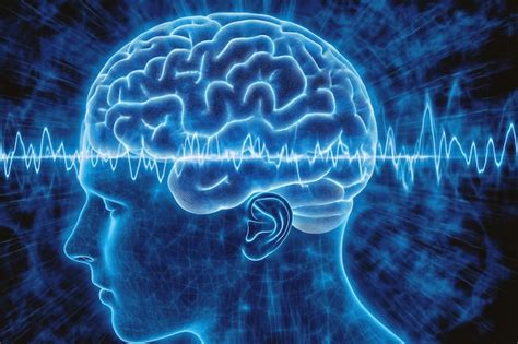 Connectome Memory Encoding And Dendrite Glowing Brain With Blue