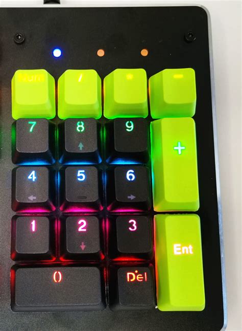 buy 17 keys numeric keypad numpad key cap pbt double backlit keycaps