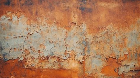 Premium AI Image Awesome Worn Rust Background Generative Ai