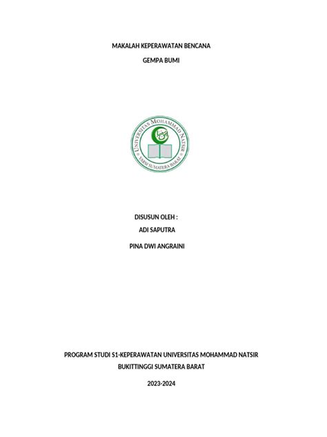 Tugas Pak Junet Gempa Bumi Pdf