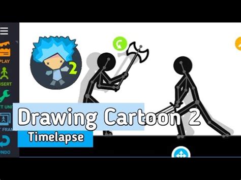 Stickman Fight Animation Timelapse Drawing Cartoon 2 Youtube