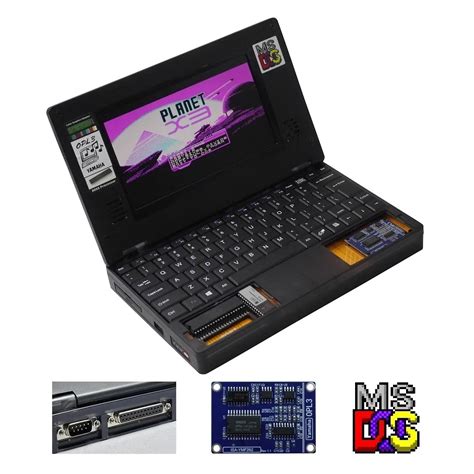 Book8088 DOS System Laptop Computer CGA Graphics Card Serial Parallel IBM PC XT Compatible With