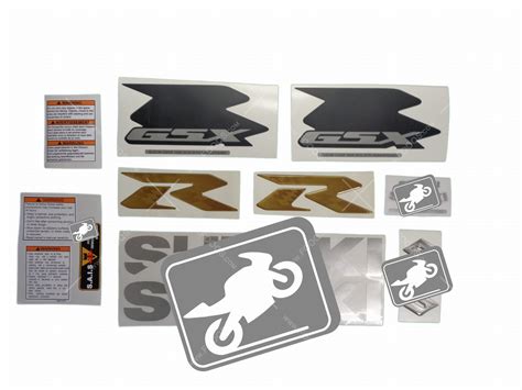 Suzuki Gsxr 1000 2010 25th Anniversary White Fooqs Naklejki