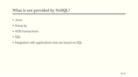 A Seminar On Nosql Databases Ppsx Databases Computer Software And Applications
