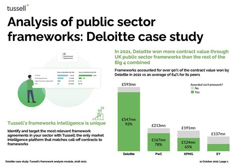 Analysis Of Public Sector Frameworks Deloitte Case Study
