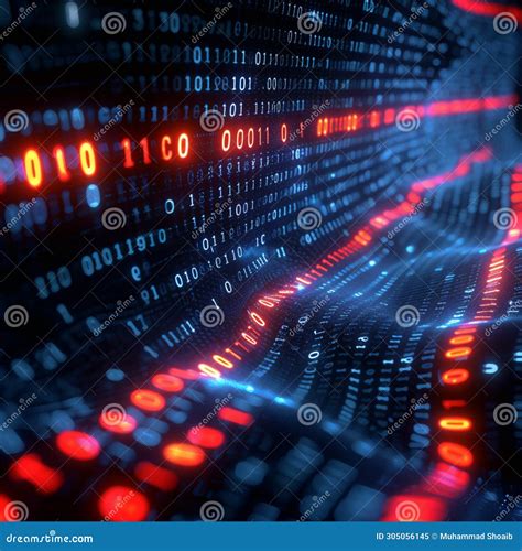 digital binary data encryption computer virus abstract secure