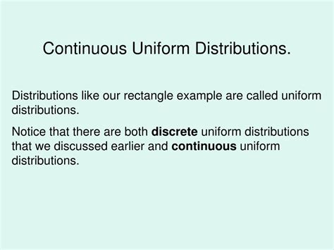 Ppt Continuous Random Variables Powerpoint Presentation Free