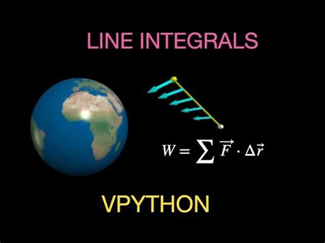 Free Video Python Physics Numerical Line Integrals With Python From