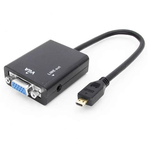 2gb 4gb Raspberry Pi 4 Model B Micro Hdmi To Vga Cable Video Converter