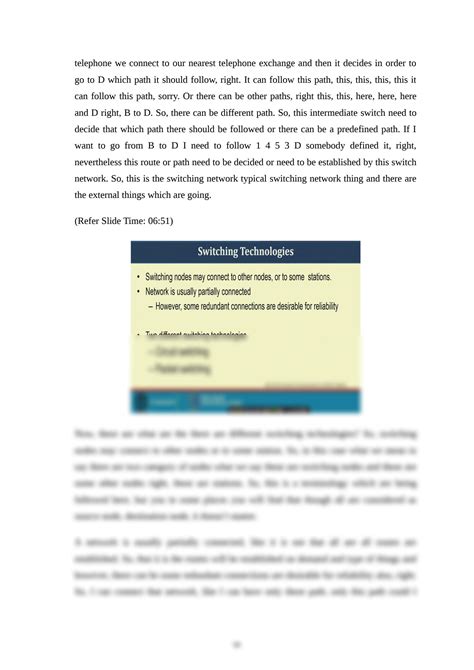 SOLUTION L3 Circuit Switching And Packet Switching Studypool