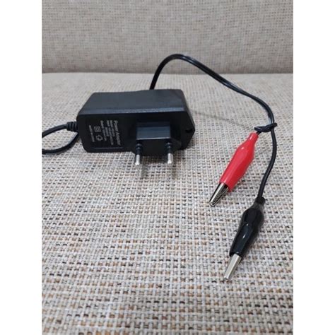 Jual Adaptor Charger Aki Accu V Adaptor Tester Shopee Indonesia
