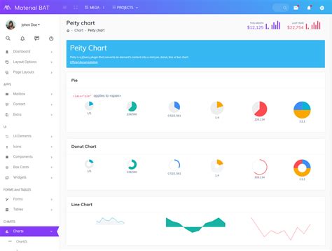 Material Bootstrap Admin Template Web Apps And Ui Kit